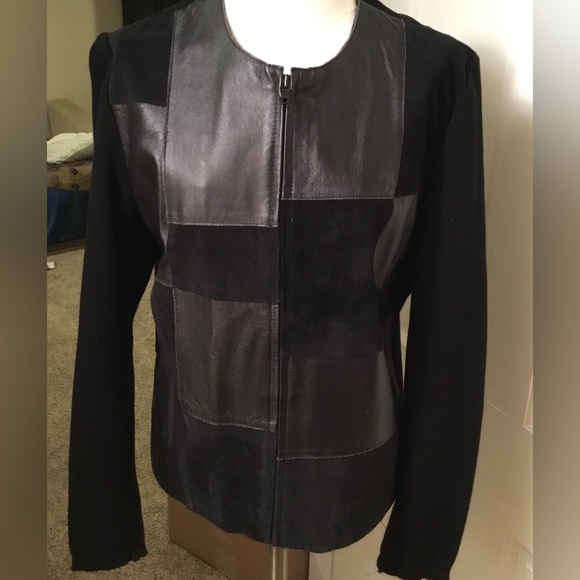 Massini | Jackets & Coats | Vintage Womens Massini Patchwork Leather ...